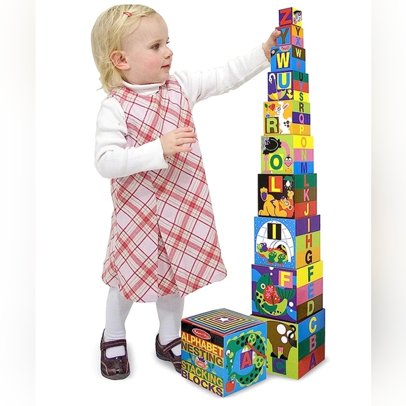 Melissa & Doug | Toys | Melissa Doug Nesting Building Blocks | Poshmark